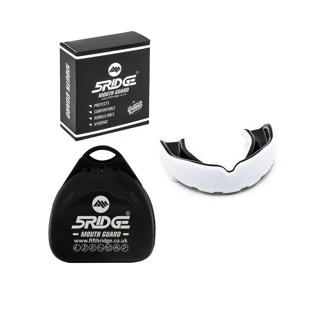 Professional Mouth Guard Gum Shield for Contact Sports - Flexible, Dua ...